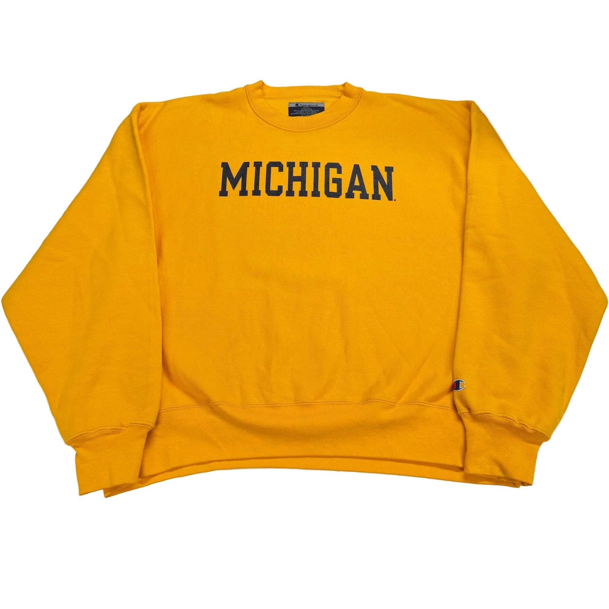 Michigan Champion Screen Print Crewneck – University Vintage, LLC